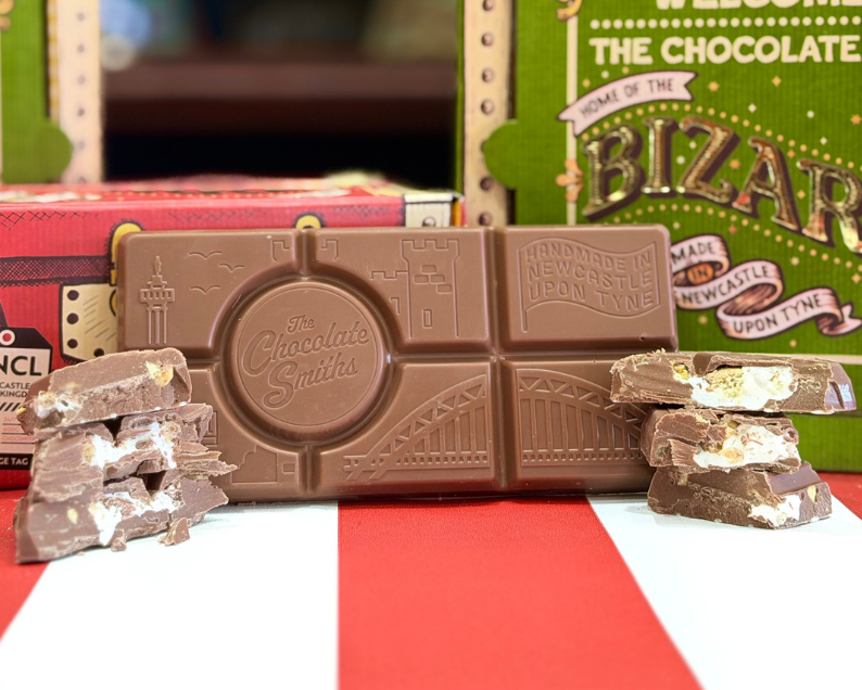 Wonky Rocky road Inspired Chocolate Bar 145g – The Chocolate Smiths
