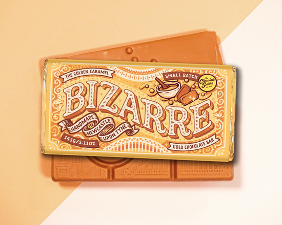 The Golden Caramel Bizarre Bar 145g – The Chocolate Smiths